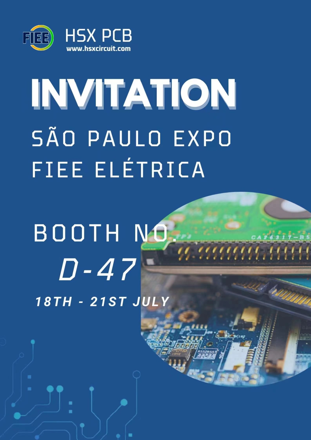Invitation to visit us at Brazil FIEE Exhibition - HSX